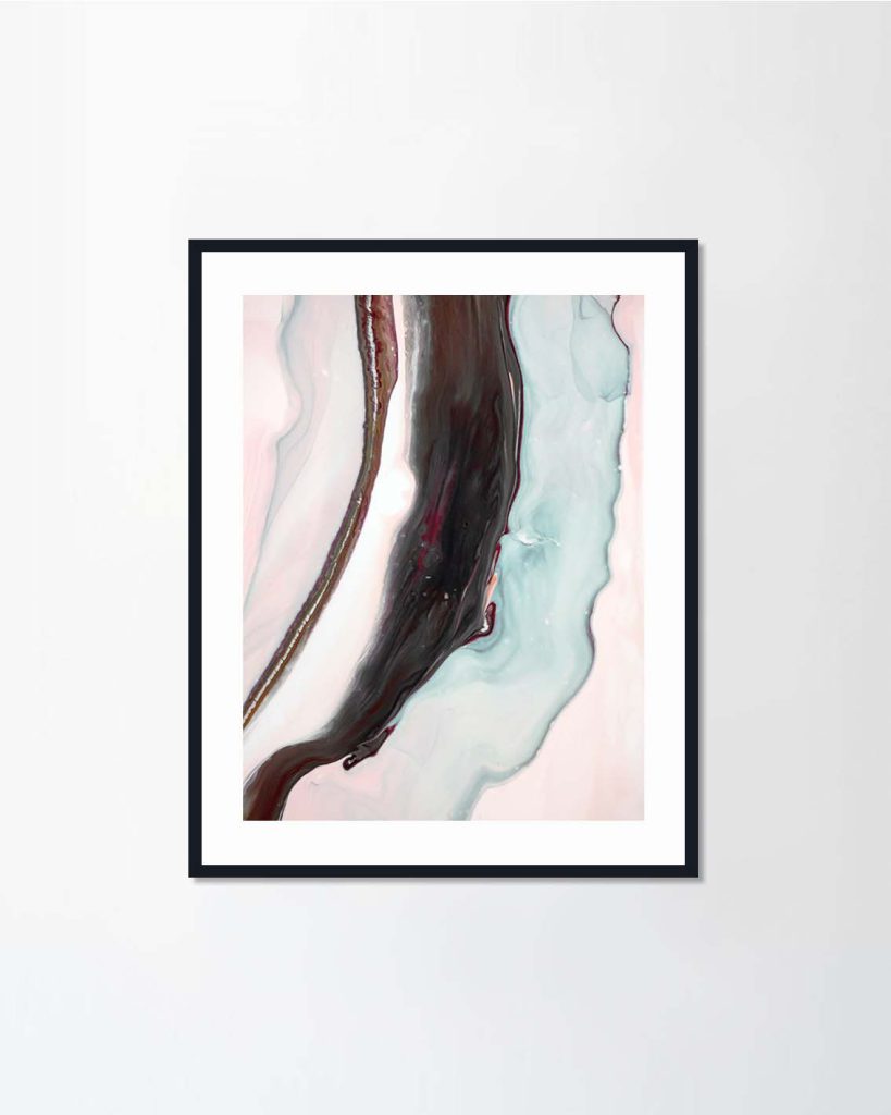 รูปภาพพร้อมกรอบแขวนผนัง Paint splash - PENNELLO