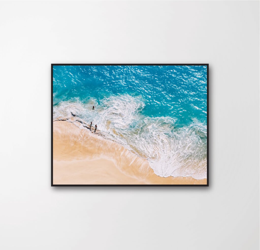 รูปภาพพร้อมกรอบแขวนผนัง Blue ocean - PENNELLO